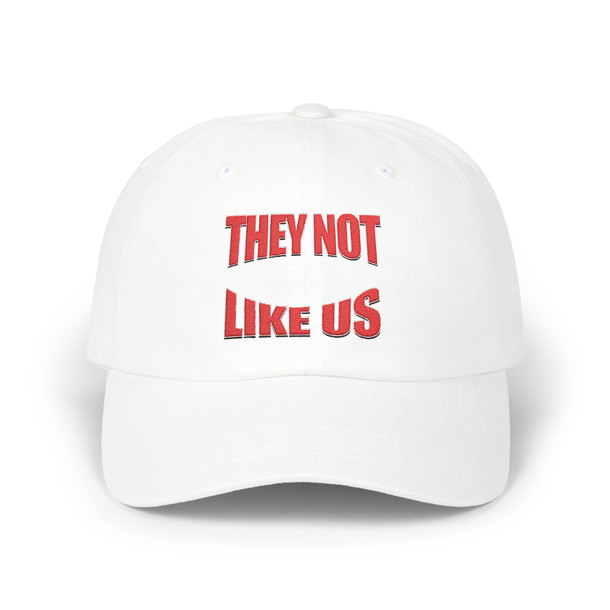 Classic Dad Cap with 'They Not Like Us' Embroidery, Trendy Hat, Adjust ...