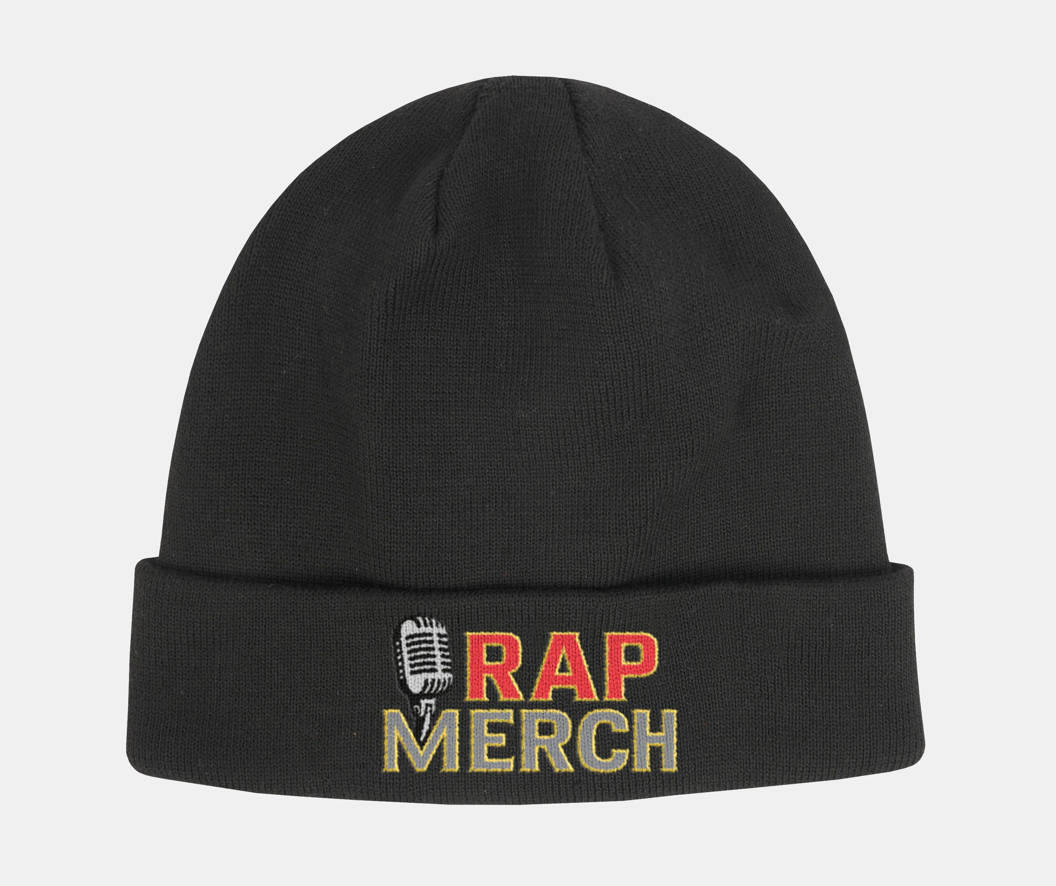 Embroidered Rap Merch Beanie | Hip Hop Knit Cap | Warm Winter Accessor ...